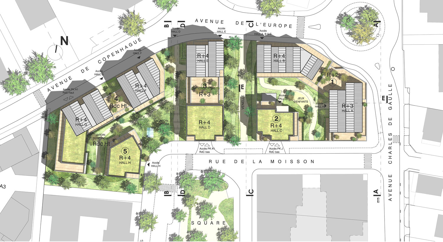 Projet - Louvres – LTAA - Ludovic Trouilleux Atelier d'Architecture